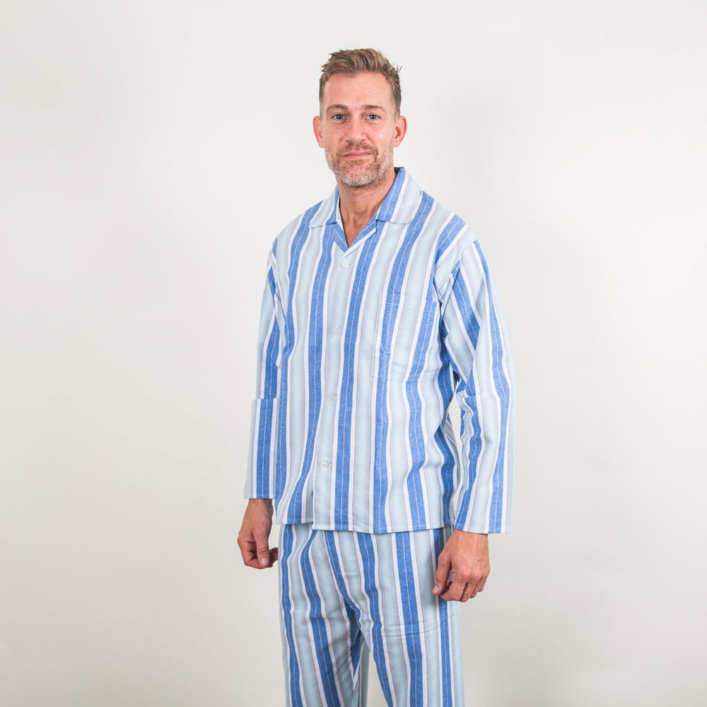Somax Stripe Flannel Pyjama - Men's Pyjamas